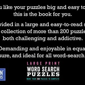 Large Print Word Search Puzzles: Over 200 Puzzles for Adults to Complete with Solutions - Include Spiral Bound / Lay Flat Design and Large to Extra-Large Font for Word Finds (Brain Busters)