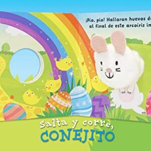 Salta y corre, Conejito / Hippity, Hoppity, Little Bunny Finger Puppet Book (Spanish Edition)