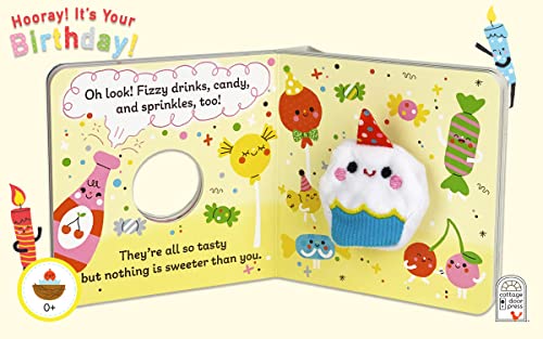 Hooray It's Your Birthday! Finger Puppet Board Book for Celebrations & Parties Ages 1-4 (Finger Puppet Board Books)