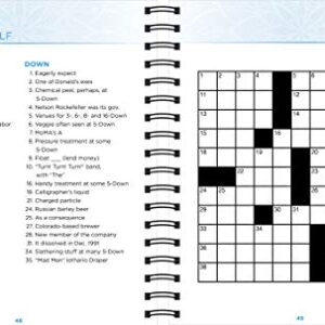 Brain Games - Relax and Solve: Crosswords (Blue)