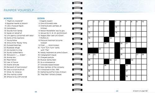 Brain Games - Relax and Solve: Crosswords (Blue)