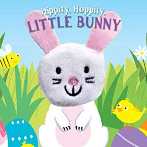 Hippity, Hoppity, Little Bunny - Finger Puppet Board Book for Easter Basket Gifts or Stuffer Ages 0-3