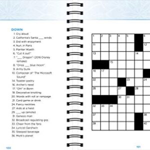 Brain Games - Relax and Solve: Crosswords (Blue)