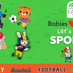 Let's Play Baseball! A Lift-a-Flap Board Book for Babies and Toddlers