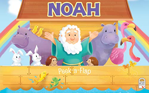 Peek-a-Flap Noah - Children's Lift-a-Flap Board Book Gift for Easter, Christmas, Communion, Baptism (Little Sunbeams)