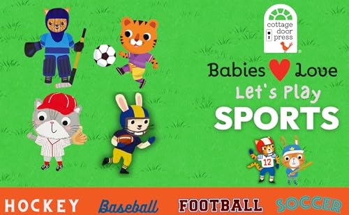 Let's Play Football! A Lift-a-Flap Board Book for Babies and Toddlers, Ages 1-4 (Chunky Lift-A-Flap Board Book)