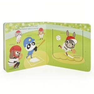 Let's Play Baseball! A Lift-a-Flap Board Book for Babies and Toddlers