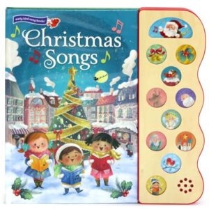 christmas songs: interactive children's sound book (10 button sound)