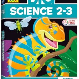 School Zone - Big Science Workbook - 320 Pages, Ages 7 to 9, 2nd Grade, 3rd Grade, Weather, Seeds, Plants, Insects, Mammals, Ocean Life, Birds, and More (School Zone Big Workbook Series)