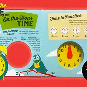 2-Pack How To... Board Books - How to Tie Your Shoes & How To Tell Time, Interactive Educational Bundled Set, Ages 3-9