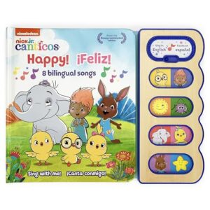 canticos happy! ¡feliz! 8 bilingual songs (english and spanish edition) (nick jr. canticos)