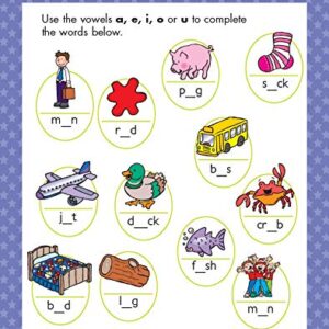 First Grade Big Workbook Ages 6 - 7: 220+ Activities, Phonics, Spelling, Reading, Language Arts, Math, Space, Measurement and Time (Gold Stars Series)