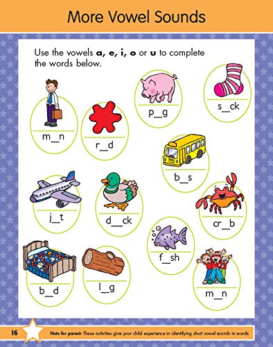 First Grade Big Workbook Ages 6 - 7: 220+ Activities, Phonics, Spelling, Reading, Language Arts, Math, Space, Measurement and Time (Gold Stars Series)