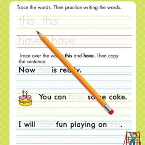 Writing Workbook for Ages 4-7 with 75+ Handwriting Activities, Pencil Control, Lowercase Letters, Numbers, Capital Letters, Words and Sentences, Conforms to Common Core Standards (Gold Stars Series)