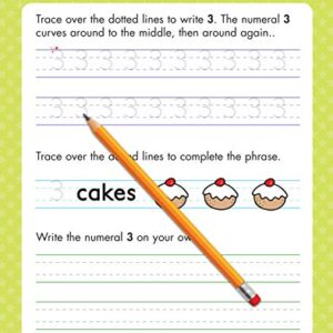 Writing Workbook for Ages 4-7 with 75+ Handwriting Activities, Pencil Control, Lowercase Letters, Numbers, Capital Letters, Words and Sentences, Conforms to Common Core Standards (Gold Stars Series)