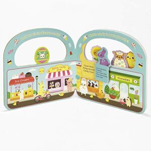 Happy & Hoppy - Children's Flip-a-Flap Activity Board Book for Easter Baskets and Springtime Fun, Ages 1-5