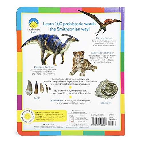 Smithsonian Kids: 100 Dinosaur and Prehistoric Words to Know: Learn all about Dinosaurs for Kids 3-8