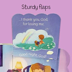 Good Night, God - Lift-a-Flap Board Book Gift for Easter Basket Stuffer, Christmas, Baptism, Birthdays Ages 1-5 (Little Sunbeams)