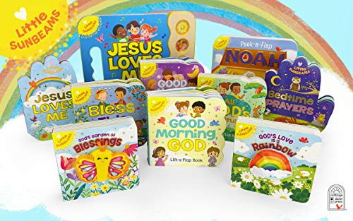 Peek-a-Flap Noah - Children's Lift-a-Flap Board Book Gift for Easter, Christmas, Communion, Baptism (Little Sunbeams)