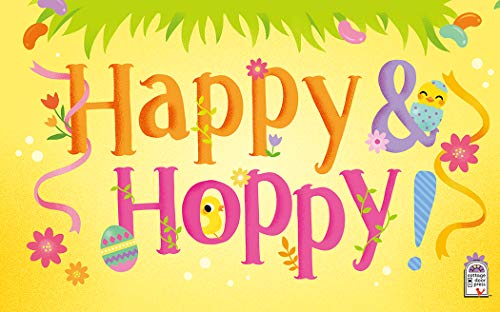 Happy & Hoppy - Children's Flip-a-Flap Activity Board Book for Easter Baskets and Springtime Fun, Ages 1-5