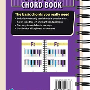 Piano Chord Book: 480 Essential Chords