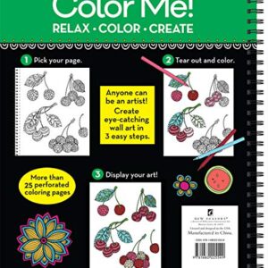 Color Me! Adult Coloring Book (Skull Cover - Includes a Variety of Images)