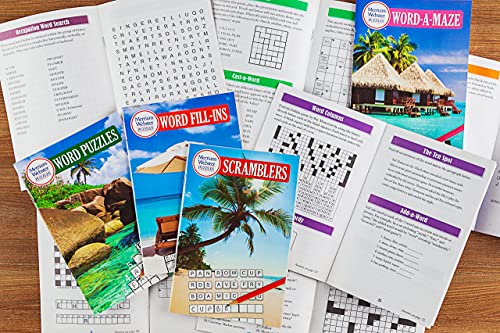 Merriam-Webster Puzzles 10 Booklet Set (Brain Games)