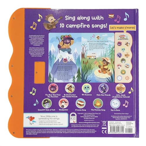 Campfire Songs : 11-Button Interactive Children's Sound Book (Early Bird Song) (Early Bird Song, 11B)