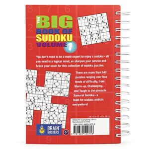 Big Book of Sudoku: Over 500 Puzzles & Solutions, Easy to Hard Puzzles for Adults (Brain Busters)