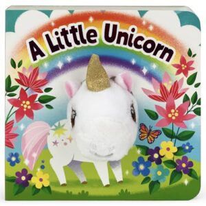 a little unicorn finger puppet board book, mythical & magical book for baby unicorn lovers ages 1-4