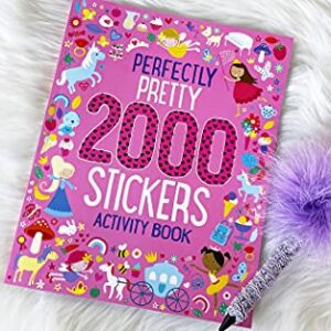 Totally Awesome 2000 Stickers: Perfectly Pretty Princess Activity and Sticker Book for Kids Ages 3-7 (Puzzles, Mazes, Coloring, Dot-to-Dot, And More!)