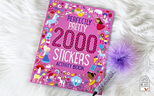 Totally Awesome 2000 Stickers: Perfectly Pretty Princess Activity and Sticker Book for Kids Ages 3-7 (Puzzles, Mazes, Coloring, Dot-to-Dot, And More!)