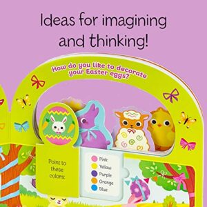 Happy & Hoppy - Children's Flip-a-Flap Activity Board Book for Easter Baskets and Springtime Fun, Ages 1-5