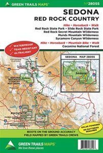 sedona * red rock country, az no. 2805s (green trails maps)