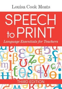 speech to print: language essentials for teachers