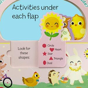 Happy & Hoppy - Children's Flip-a-Flap Activity Board Book for Easter Baskets and Springtime Fun, Ages 1-5