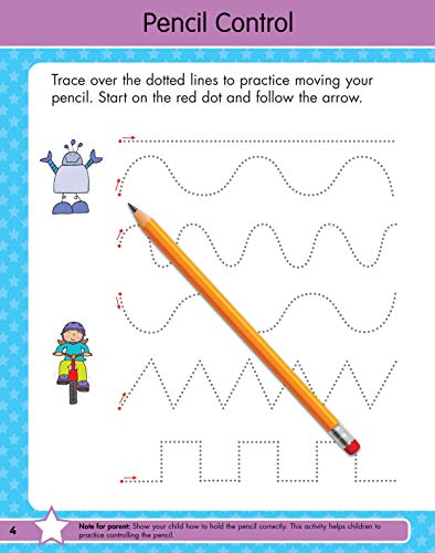 Writing Workbook for Ages 4-7 with 75+ Handwriting Activities, Pencil Control, Lowercase Letters, Numbers, Capital Letters, Words and Sentences, Conforms to Common Core Standards (Gold Stars Series)