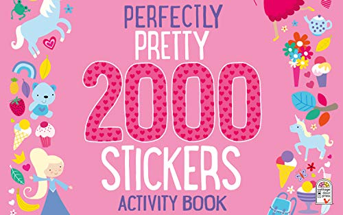 Totally Awesome 2000 Stickers: Perfectly Pretty Princess Activity and Sticker Book for Kids Ages 3-7 (Puzzles, Mazes, Coloring, Dot-to-Dot, And More!)