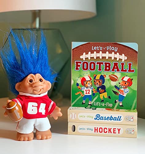 Let's Play Football! A Lift-a-Flap Board Book for Babies and Toddlers, Ages 1-4 (Chunky Lift-A-Flap Board Book)