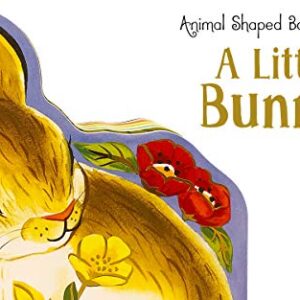 A Little Bunny - Children's Animal Shaped Board Book,