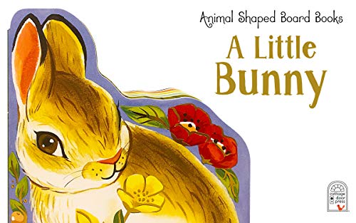 A Little Bunny - Children's Animal Shaped Board Book,