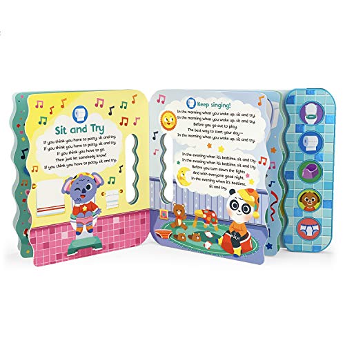 Everybody Potties - Songs To Help You Go! 5-Button Song Children's Board Book, Potty Training (Early Bird Song Books)