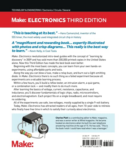 Make: Electronics: Learning by Discovery: A hands-on primer for the new electronics enthusiast