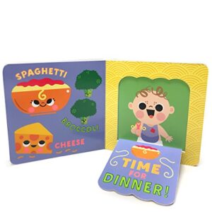 Sip, Chew, Yum: Chunky Lift-a-Flap Board Book (Busy & Bright Baby)