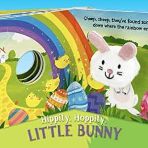 Hippity, Hoppity, Little Bunny - Finger Puppet Board Book for Easter Basket Gifts or Stuffer Ages 0-3