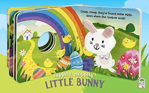 Hippity, Hoppity, Little Bunny - Finger Puppet Board Book for Easter Basket Gifts or Stuffer Ages 0-3