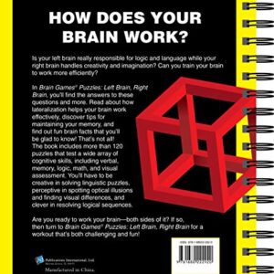 Brain Games - Puzzles: Left Brain Right Brain