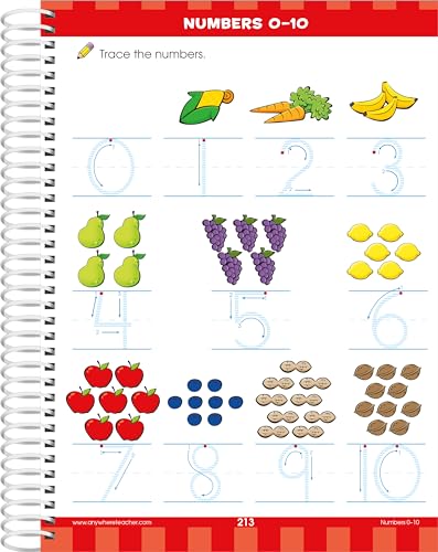 School Zone - Big Preschool Workbook - 320 Spiral Pages, Ages 3 to 5, Colors, Shapes, Numbers, Early Math, Alphabet, Pre-Writing, Phonics, Following Directions, and More (Big Spiral Bound Workbooks)