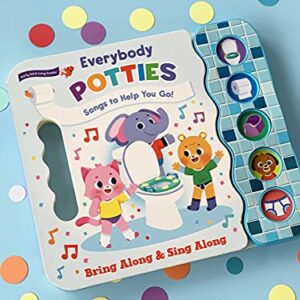 Everybody Potties - Songs To Help You Go! 5-Button Song Children's Board Book, Potty Training (Early Bird Song Books)