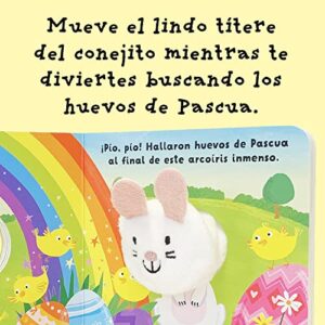 Salta y corre, Conejito / Hippity, Hoppity, Little Bunny Finger Puppet Book (Spanish Edition)